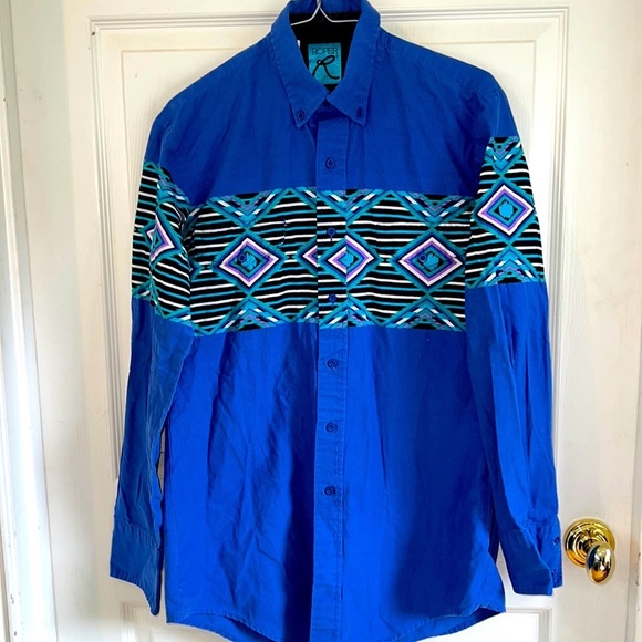 Roper | Shirts | Fantastic Vintage 98s Roper Long Sleeved Button Down ...